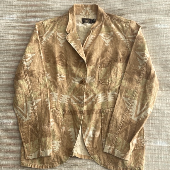 Ralph Lauren Double RL | Jackets & Coats | Rrl Linen Southwest Blazer ...